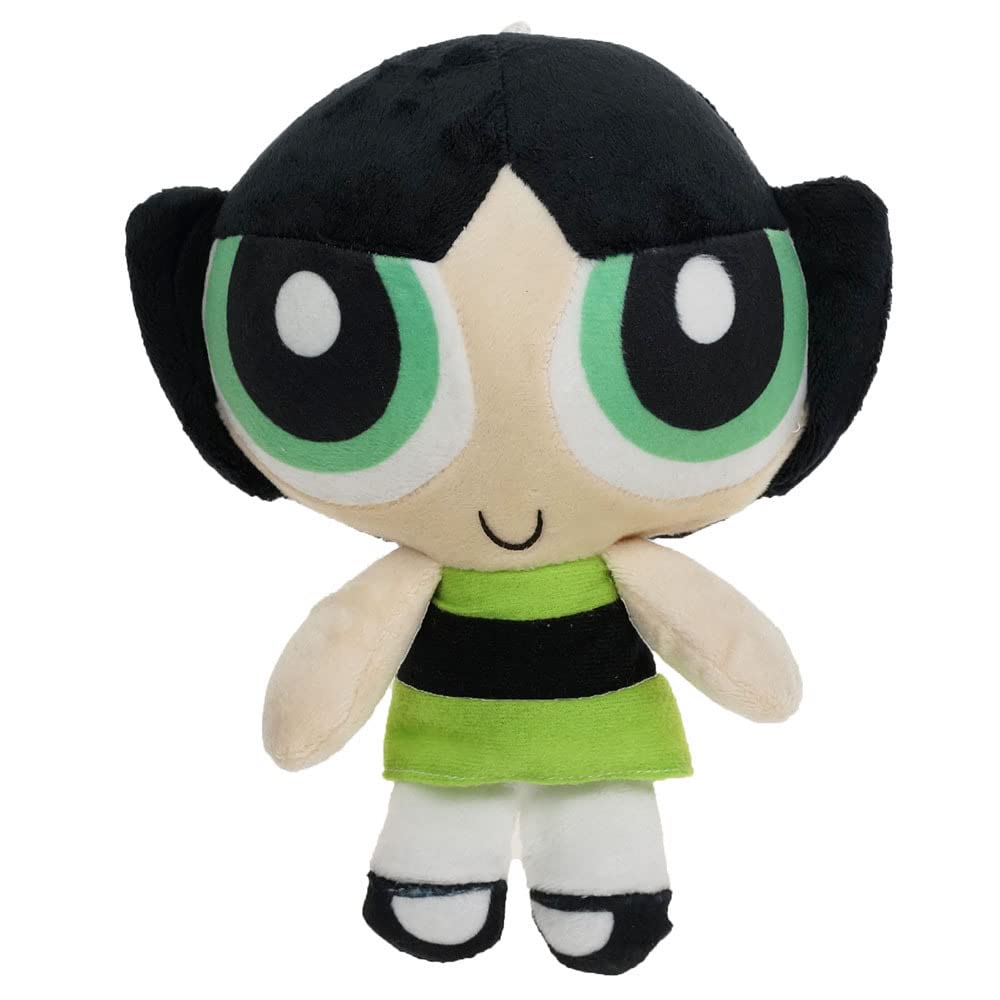 The Little police Girls Figure Plush Stuffed Doll Blossom Buttercup Bubbles Set