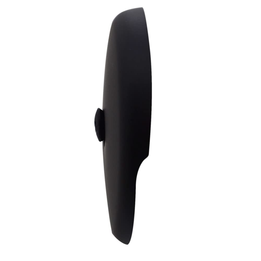 Westbrass D93-62 1-1/2" Coarse Thread Tip-Toe Bathtub Drain Plug Trim Set with One-Hole Overflow Faceplate, 1-Pack, Matte Black
