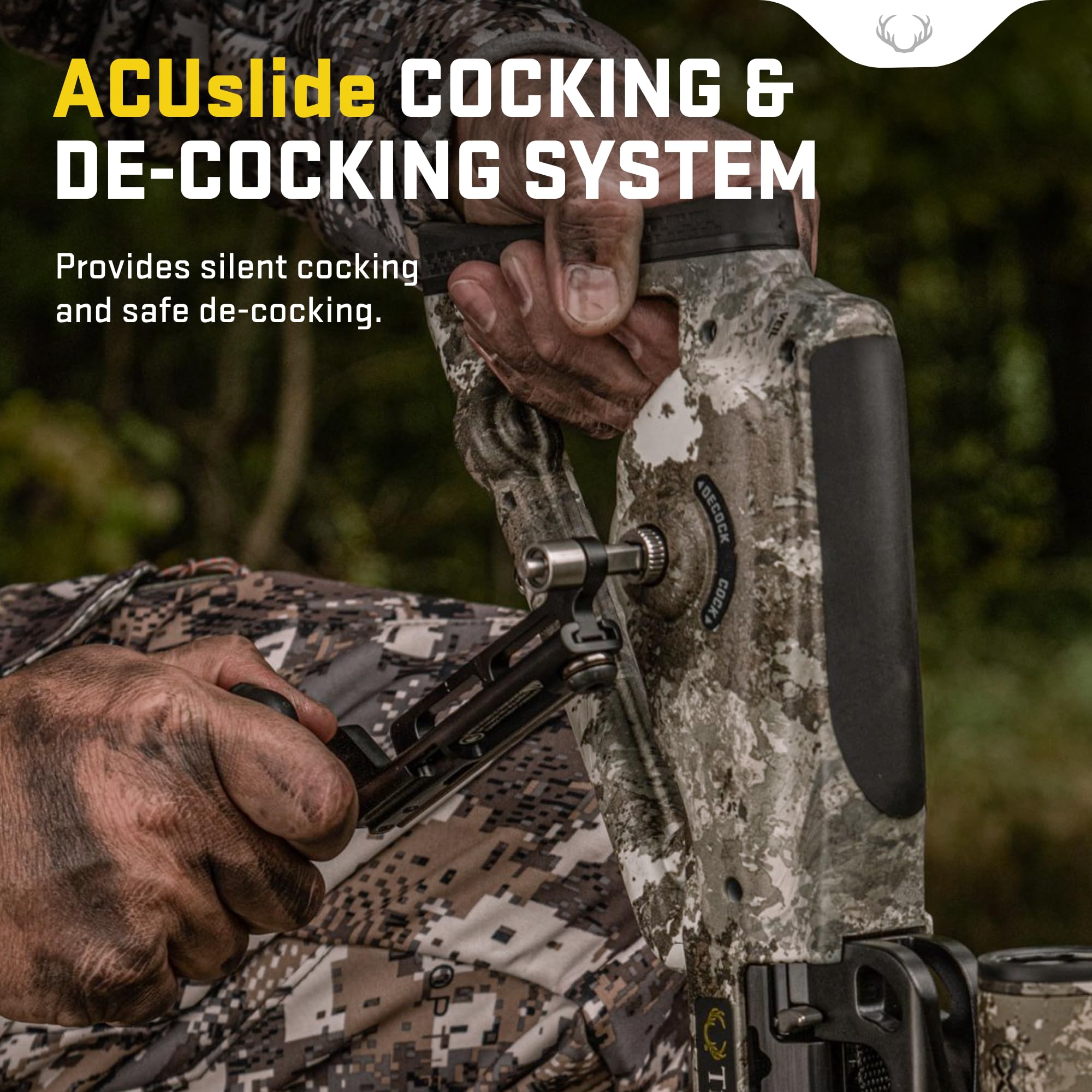TenPoint Flatline 460 Oracle X Crossbow - 460 FPS - Fastest Compact Crossbow on The Market - Includes Burris Oracle X Rangefinding Scope, ACUslide Cocking & De-Cocking System & 6 EVO-X 16 Arrows