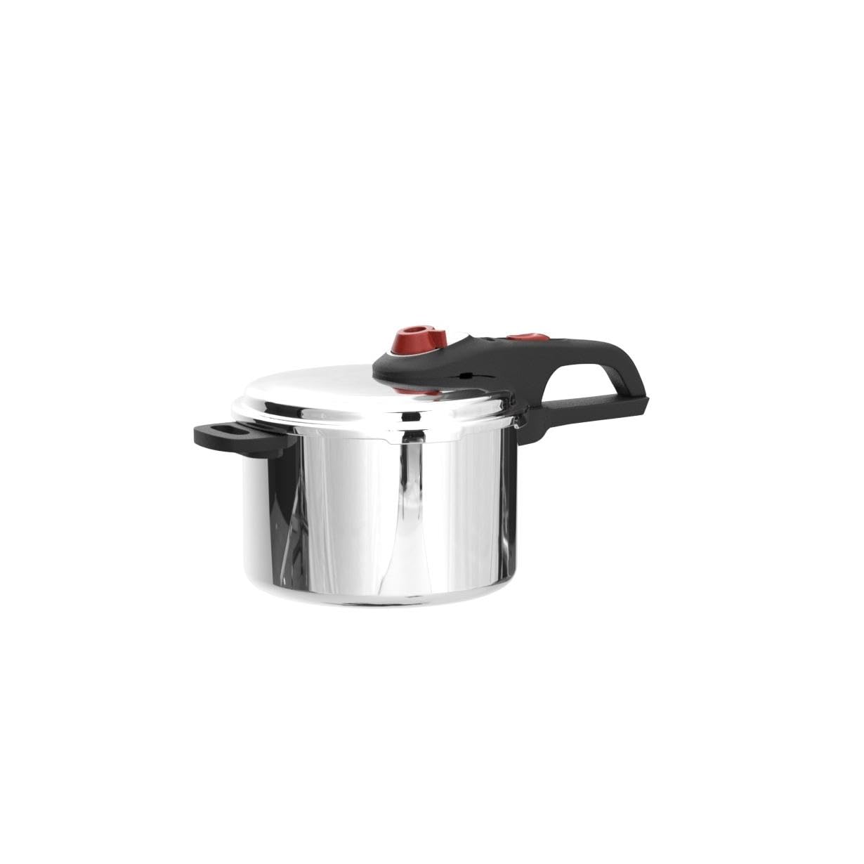 T-fal P2614634 Secure Aluminum Initiatives 12-PSI Pressure Cooker Cookware, 6-Quart, Siver