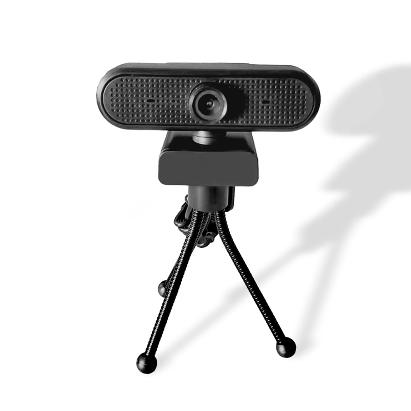 Webcam, Webcam Driver-Free for Laptop, 1080P HD Computer Camera with AI-Noise Canceling Microphones, Adjustable Field of View, Built-in Privacy Cover