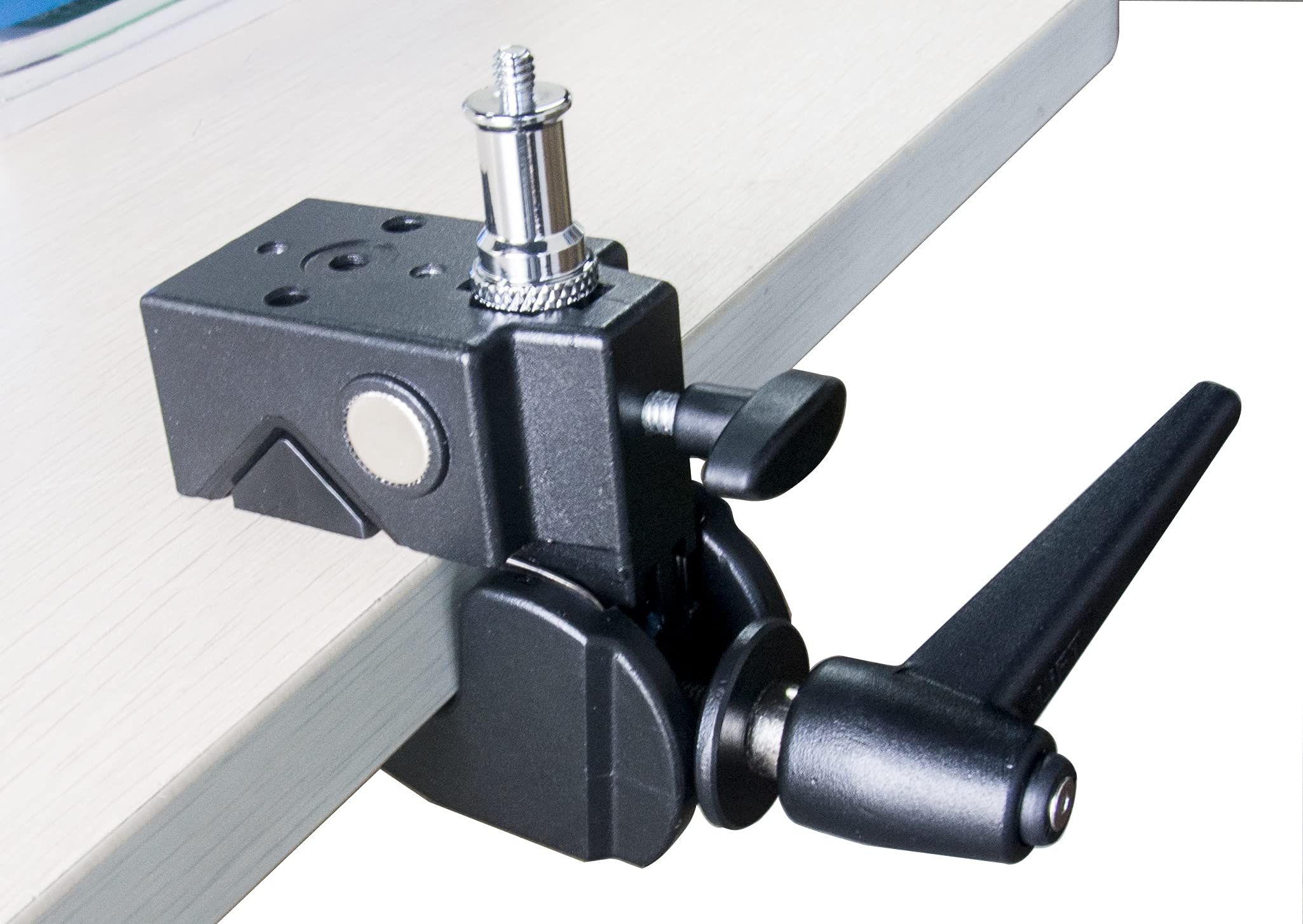 PHOCUS Multi-Function Super Clamp with Standard Stud for Photography Studio Video Camera Lighting
