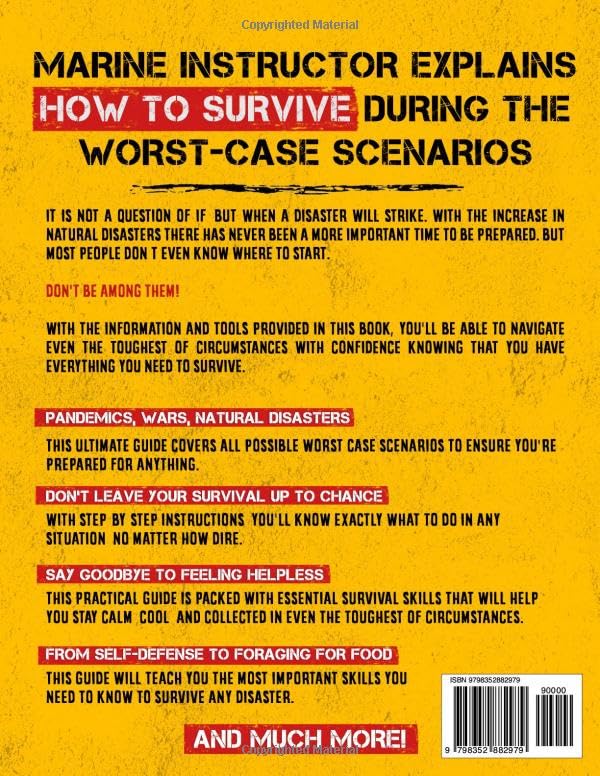 The Prepper’s Survival Bible: The Ultimate Worst-Case Scenario Survival Guide | Food & Water Preparedness, Stockpiling, Disaster Management, First Aid, Bushcraft & Off-Grid Living