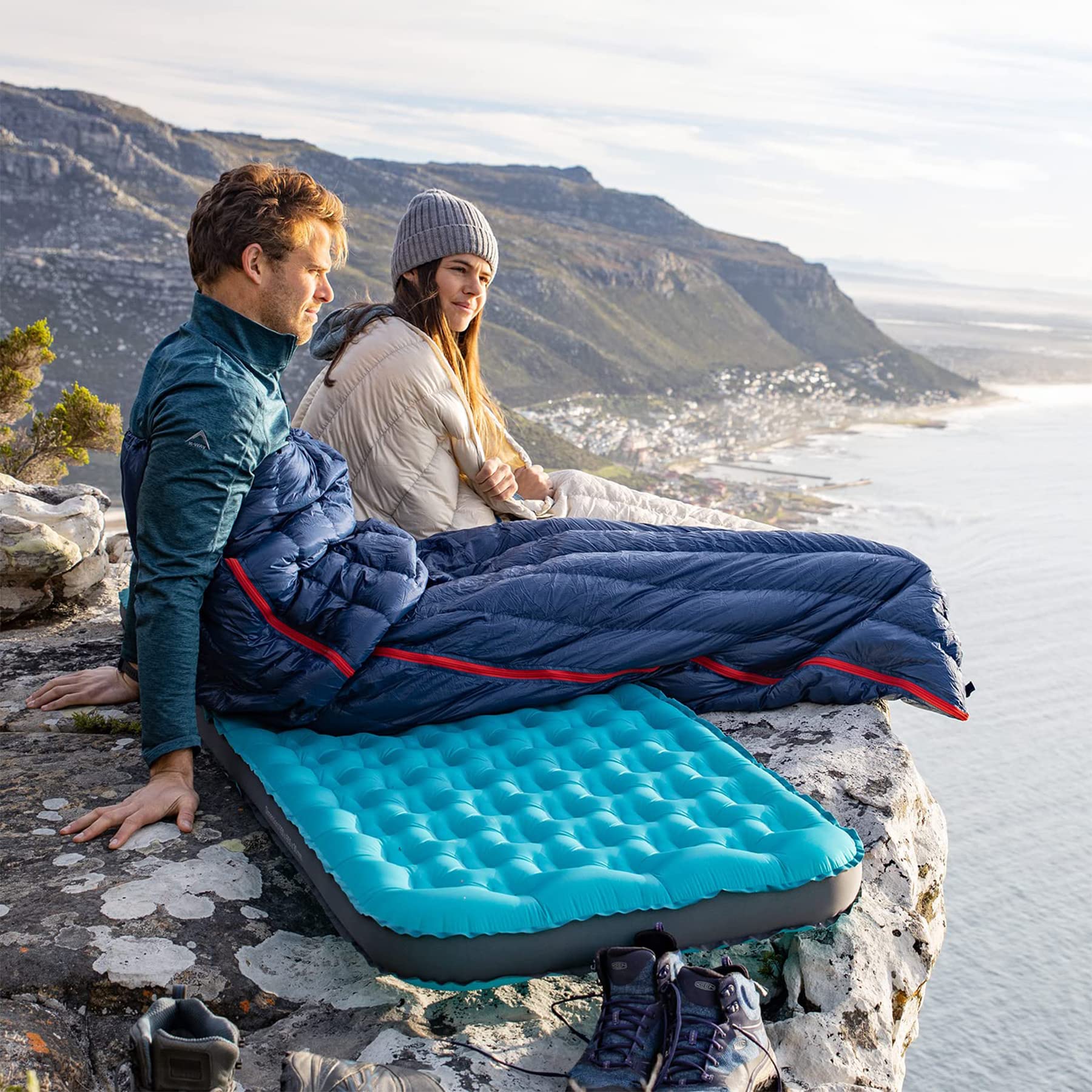 Naturehike Sleeping Bag Lightweight Compact 800 Fill Power Goose Down Sleeping Bag Compact for Adults Outdoor Camping Hiking