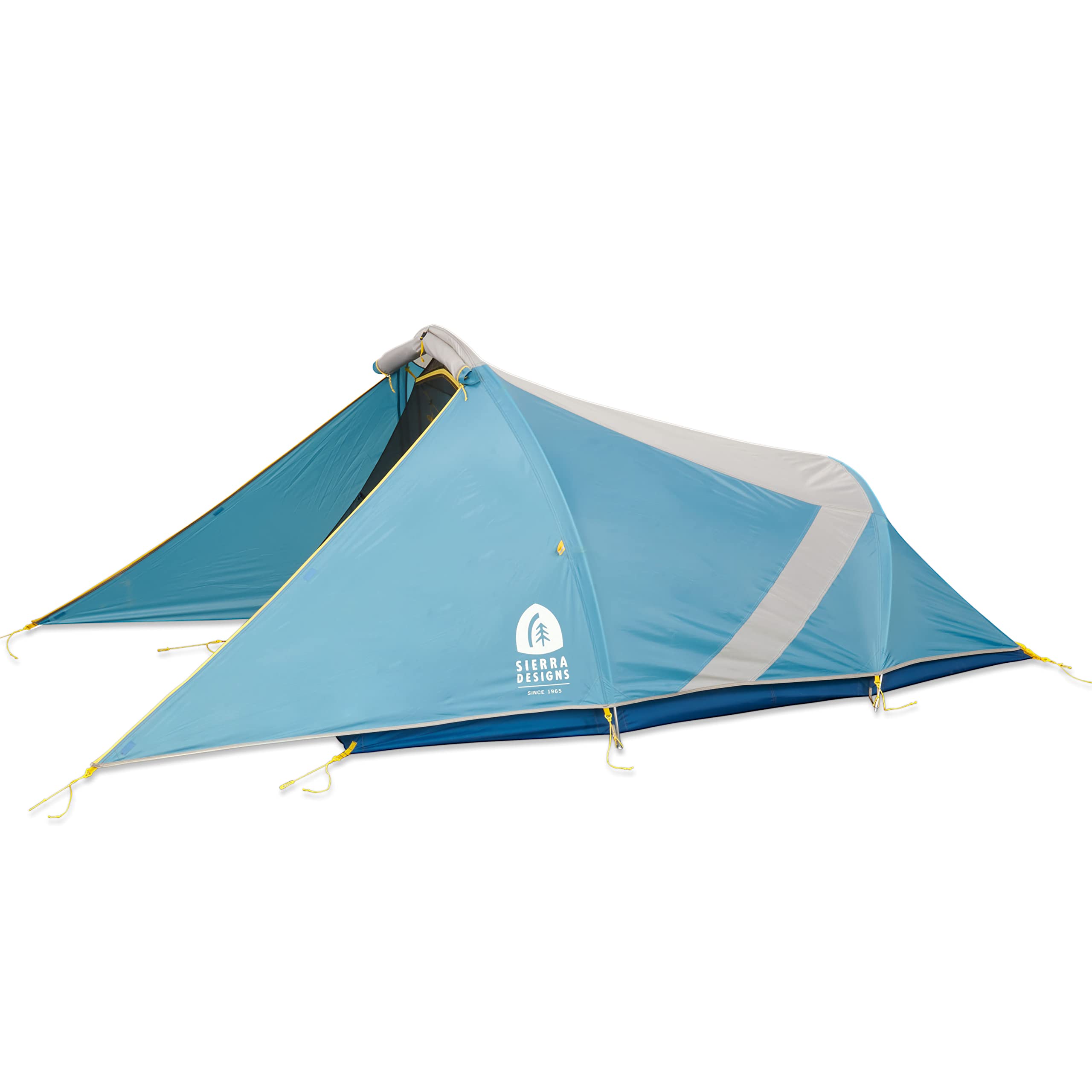 Sierra Designs Clip Flashlight 2 β Lightweight, Backpacking and Camping Tent β Large Vestibule Style Awning - Included Burrito Bag for Quick and Easy Storage