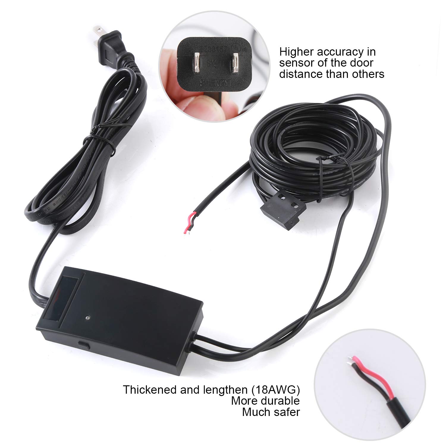 NPL New Model WiFi Smart Garage Door Opener Controller Smart Life/Tuya APP Wireless Remote Control from Anywhere Compatible with Alexa Google Assistant and IFTTT No hub Required