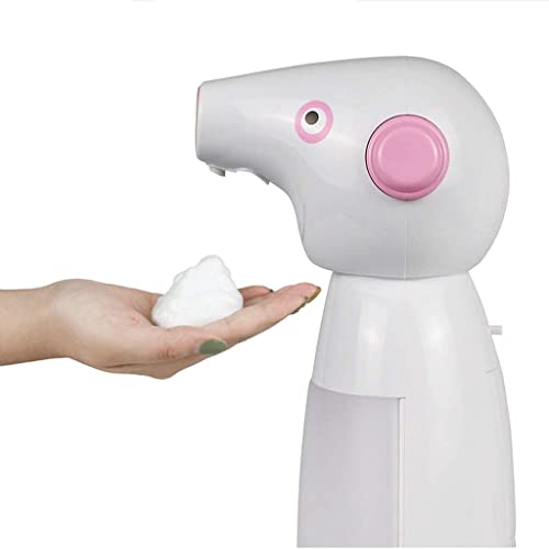 PAASHE Refillable Soap Dispenser Automatic Soap Dispenser 3 Level Adjustable Hand Soap Dispenser Foaming Soap Dispenser 10oz/300ml Rechargeable Soap Pump Easy to use