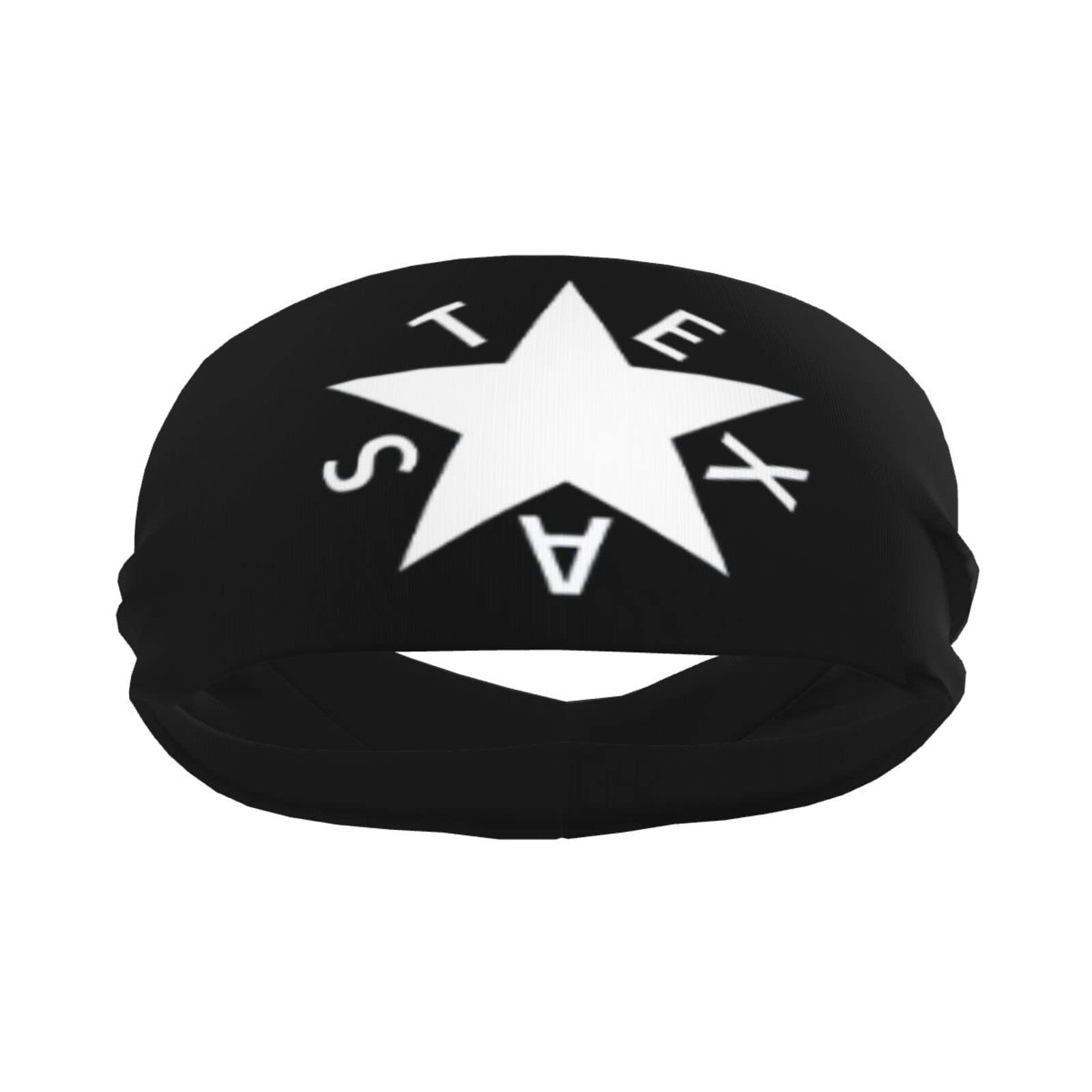 Texas De Zavala Flag Running Headband for Men Outdoor Sports Workout Sweatband