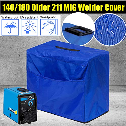 MIG Welder Cover,Sevenmore Cover for Miller Millermatic 140 180 Older Model 211 MIG Welders(Blue)