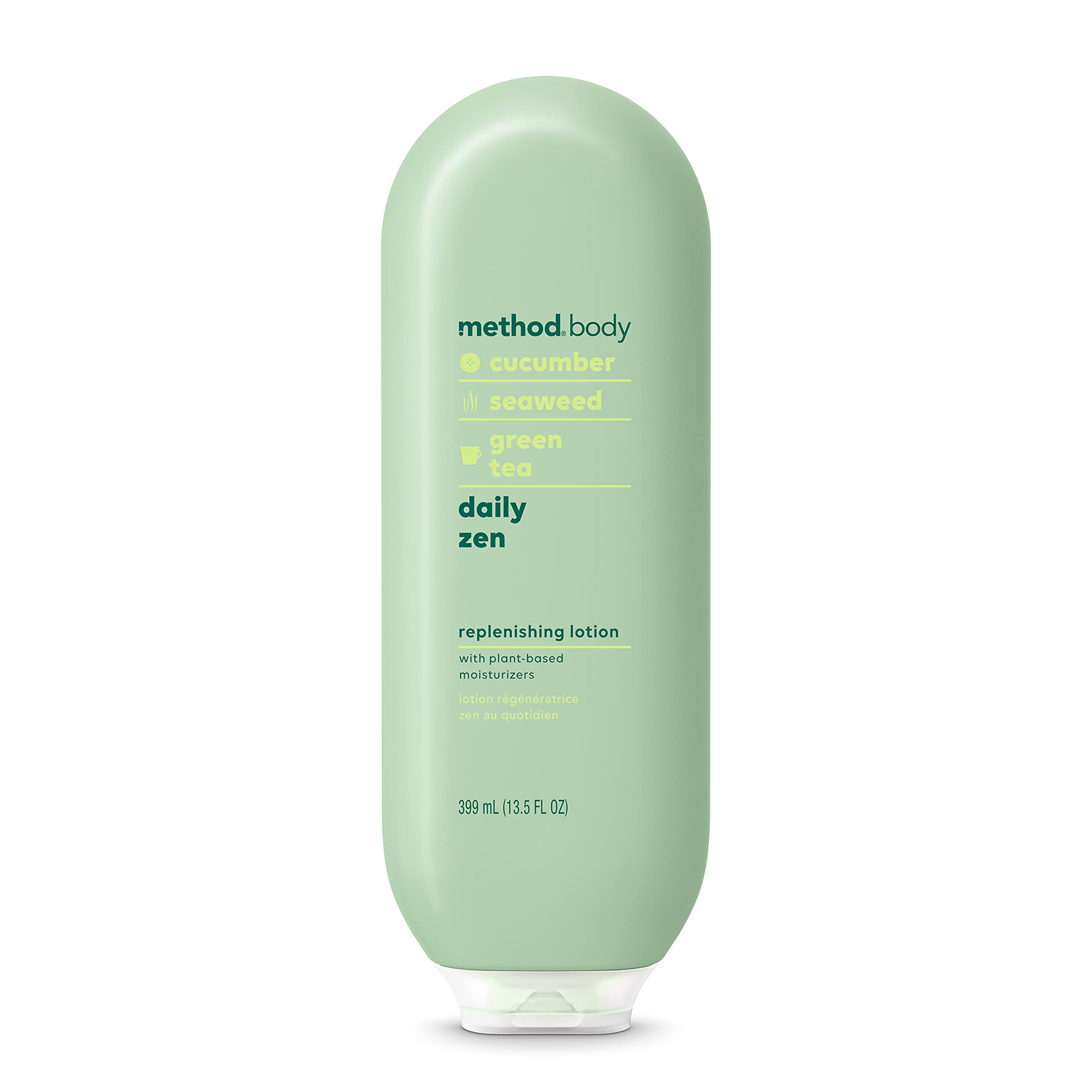 Method Daily Lotion, Daily Zen, Plant-Based Moisturizer for 24 Hours of Hydration, 13.5 fl oz (Pack of 1)