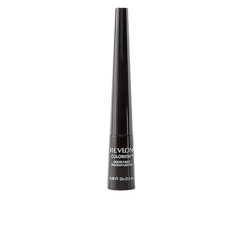 Revlon Colorstay Liquid Eyeliner, Waterproof, Smudgeproof, Longwearing Eye Makeup with Ultra-fine Tip, Black