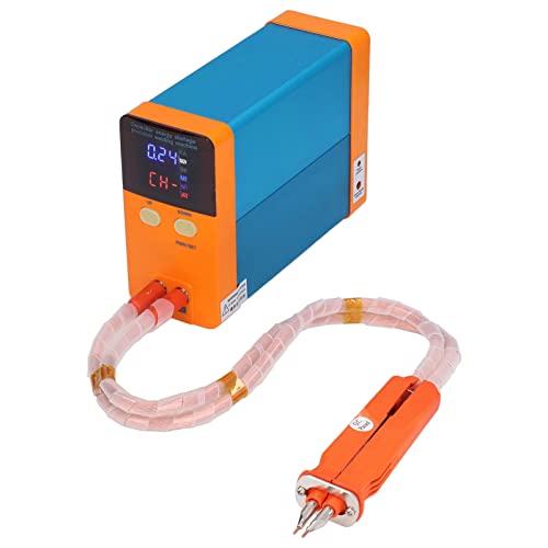 Pulses Spot Welder, Aluminum Alloy 11.6KW Power Large Capacity Low Power Consumption AC100â240V Pulse Welding Machine for Battery Pack Maintenance(U.S. regulations)