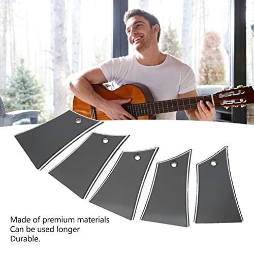 Uxsiya Truss Rod Plate, Light Weight 5Pcs Plastic Electric Guitar Truss Rod Plate for Replacement