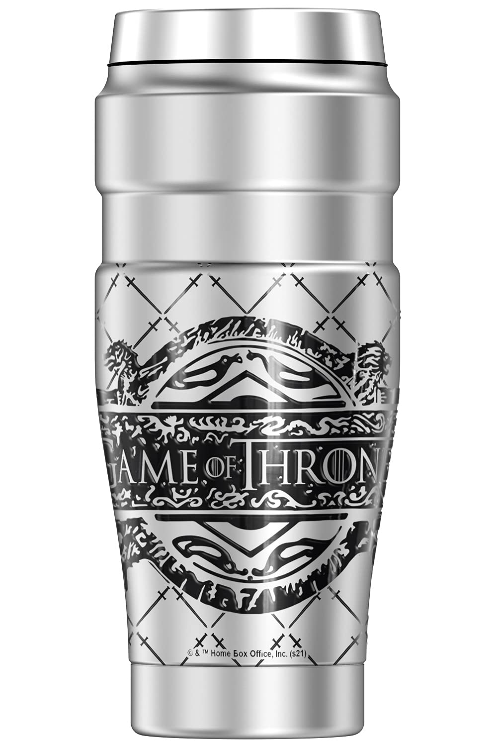 THERMOS Game of Thrones Iron Throne STAINLESS KING Stainless Steel Travel Tumbler, Vacuum insulated & Double Wall, 16oz