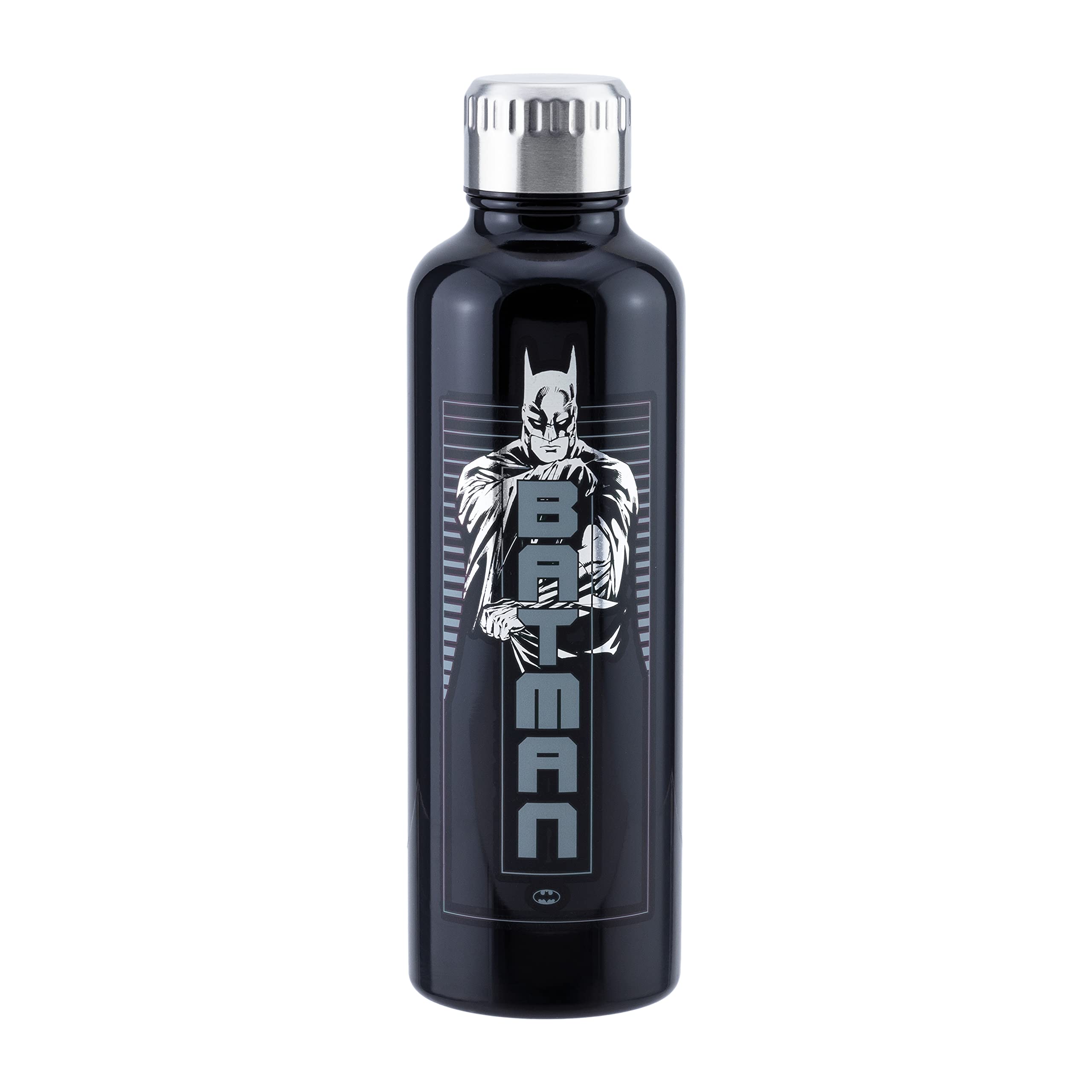 Paladone Batman Metal Water Bottle | Officially Licensed Superhero Merchandise
