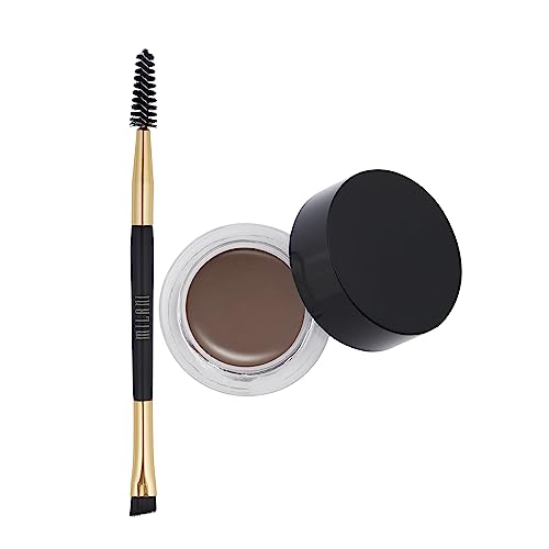 Milani Stay Put Brow Color - Dark Brown (0.09 Ounce) Vegan, Cruelty-Free Eyebrow Color that Fills and Shapes Brows…