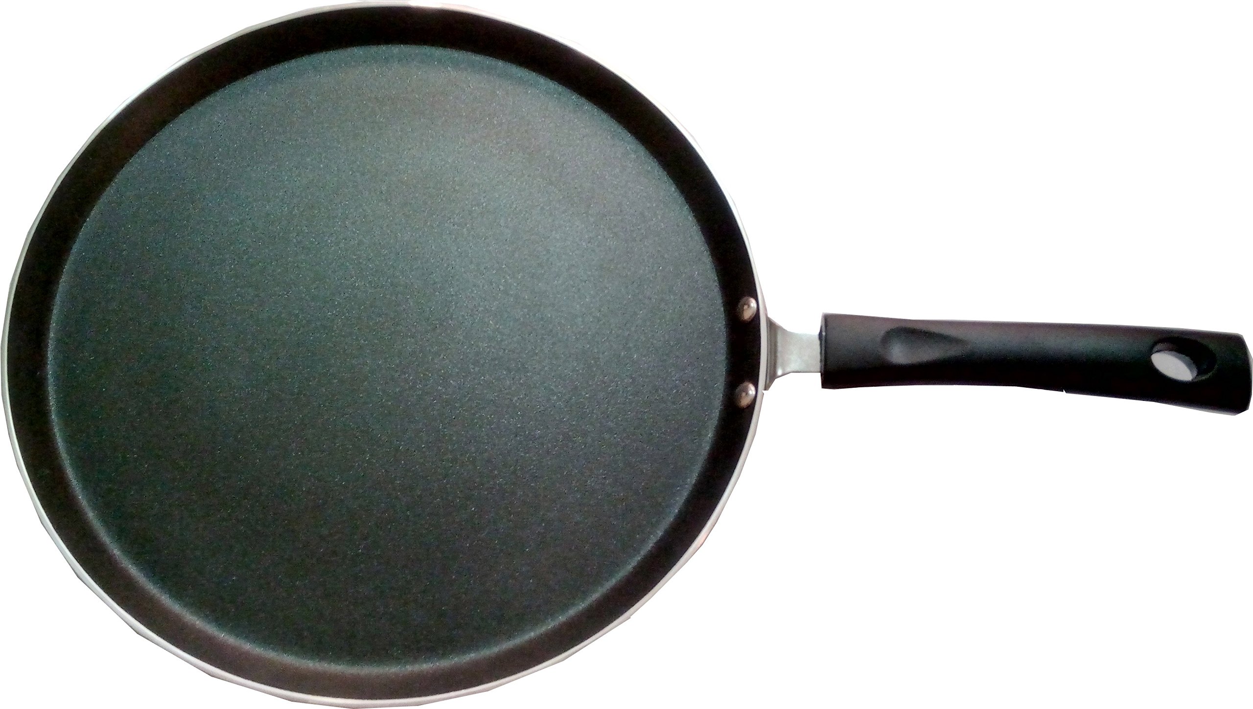 Shradha Trading Non-Stick Dosa Pan, 290mm, Black, Aluminium