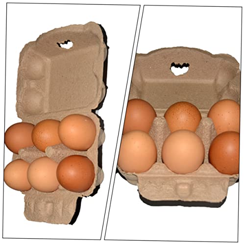 SECFOU Egg Bulk Carton Travel Containers 20pcs Box Egg Carton Pulp Eggs Egg Cartons Egg Carton Trays