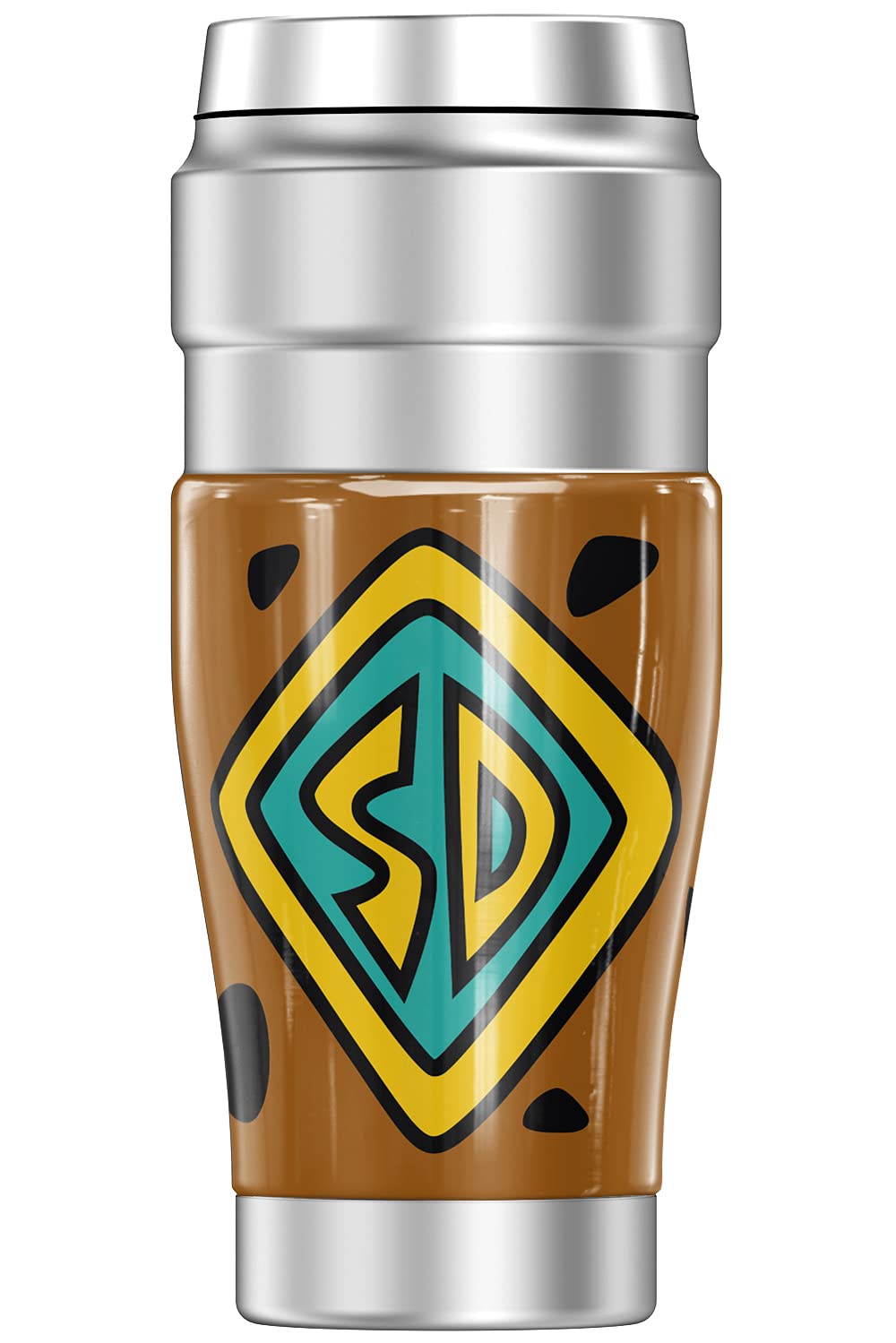 THERMOS Scooby-Doo Face STAINLESS KING Stainless Steel Travel Tumbler, Vacuum insulated & Double Wall, 16oz