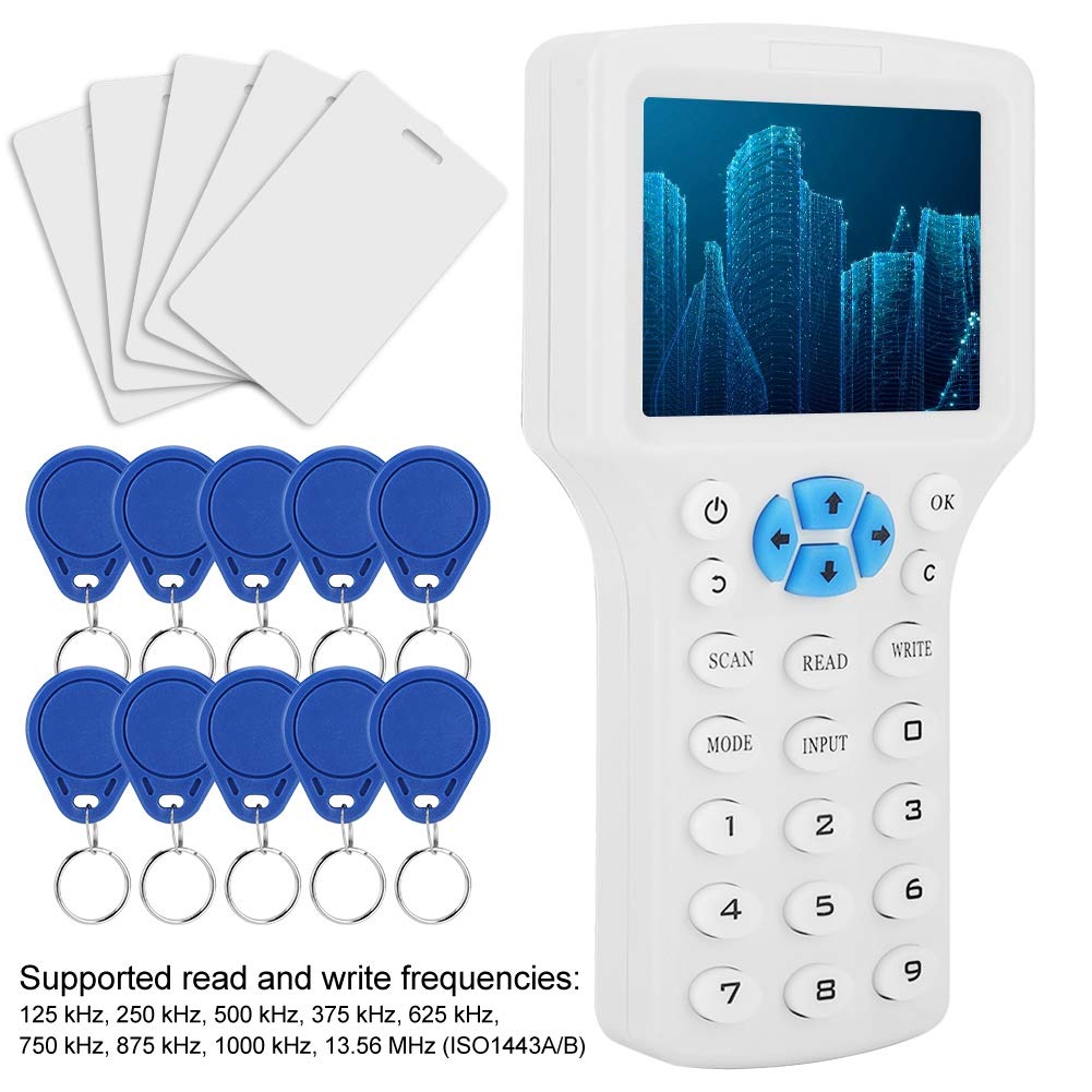 Multi Frequency Identification RFID ID Card, RFID ID Card Writer, Access Control Copy Machine Reader Kit for Crack Most Card Encryption
