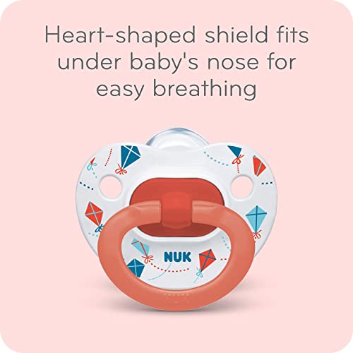 NUK Orthodontic Pacifier Value Pack, Boy, 6-18 Months, 3-Pack