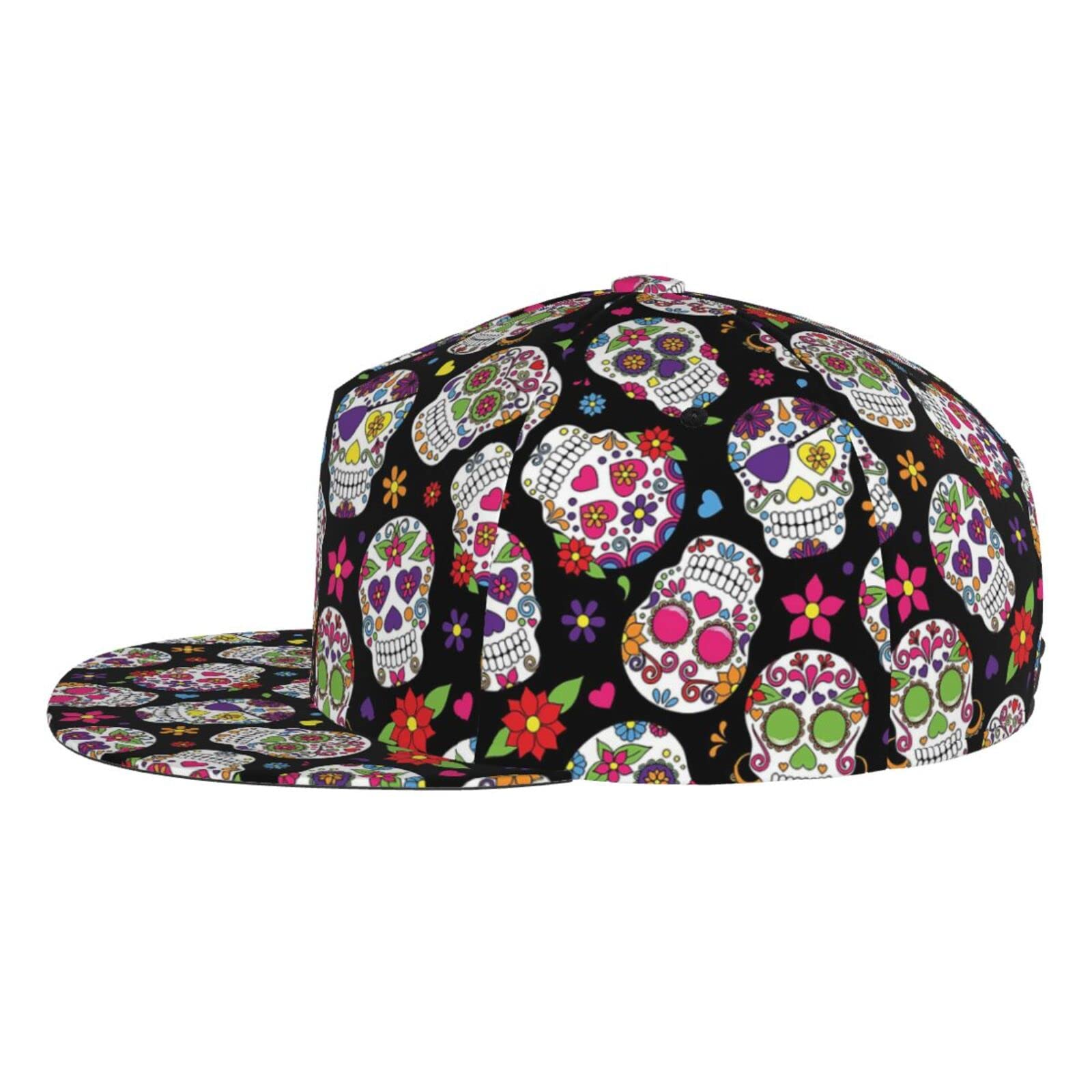 Tegcuid Baseball Cap Hip Hop Snapback Hat Fashion Flat Bill Brim Adjustable Dad Hats for Men Women