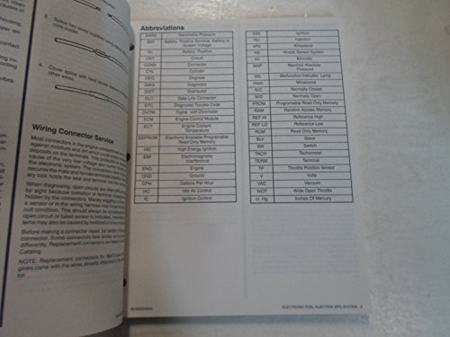 MerCruiser Throttle Body EFI MIE 5.7L 350 CID Service Manual Supplement WATER DAMAGED