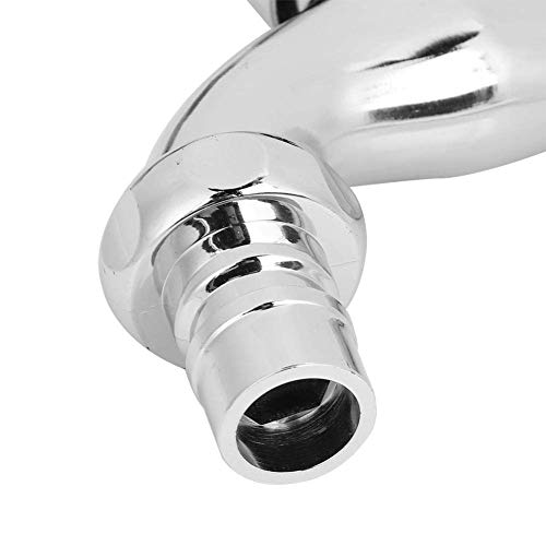 Wall Mounted Cold Water Tap Laundry Bathroom Garden Tap Mop Pool Washing Machine Faucet G1/2" Zinc Alloy Balcony Mop Sink Faucet Single Handle Cold Garden