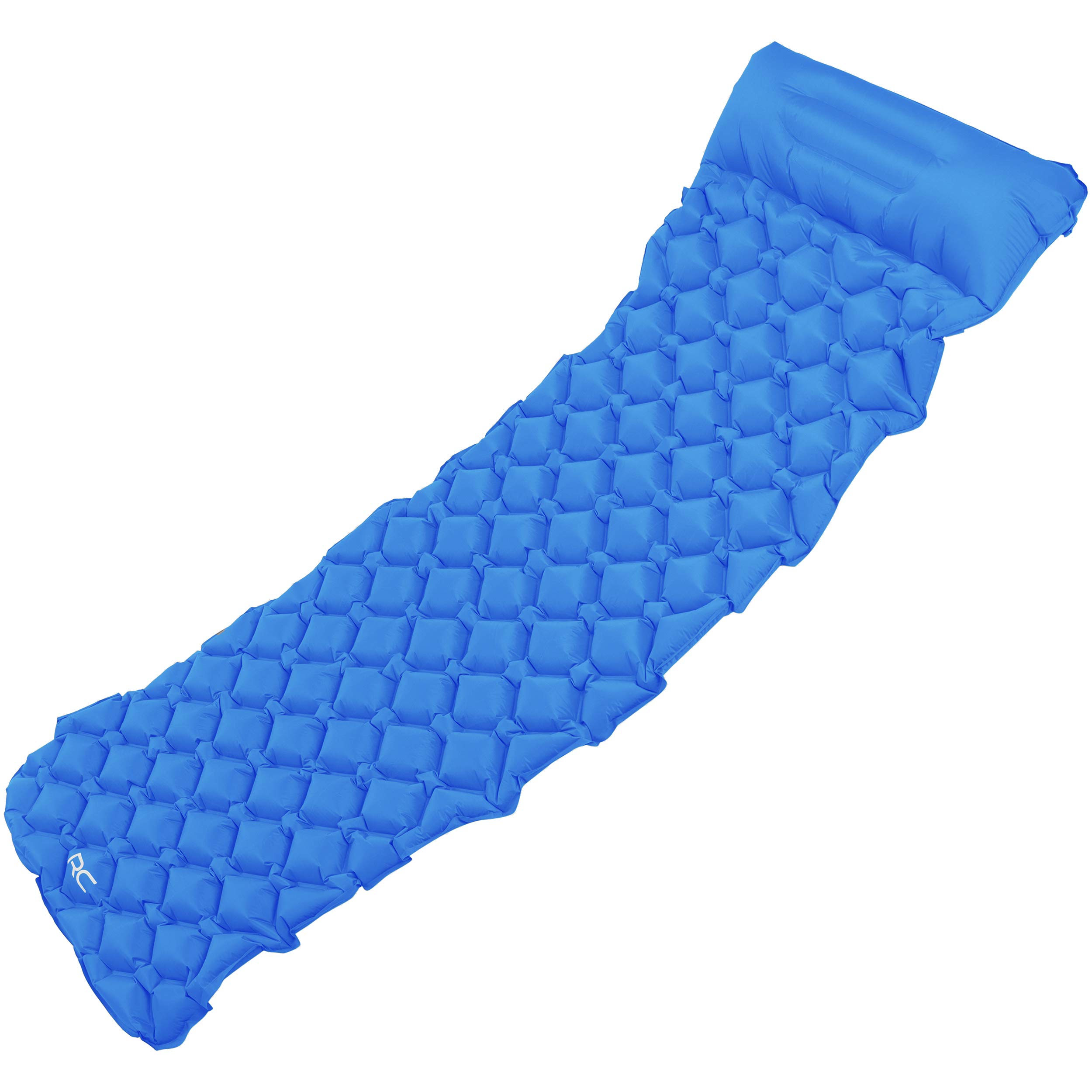Redneck Convent RC Camping Sleeping Mat - 1.1lb Green Inflatable Camping Pad with Pillow Backpacking Air Mattress Sleeping Bag Camp Pad