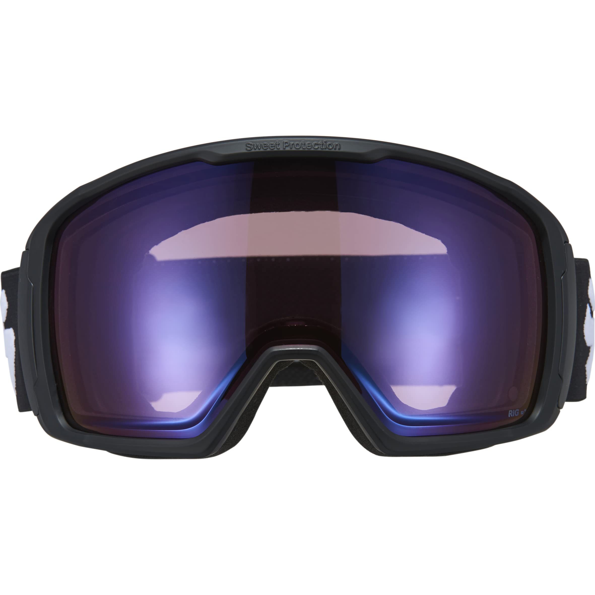 Sweet Protection Clockwork Max RIG Ski Goggles - Anti-Fog, UV Protection, Toric Sculpted Snow Goggles with Minimal Color Distortion, RIG Light Amethyst/Matte Black/Black