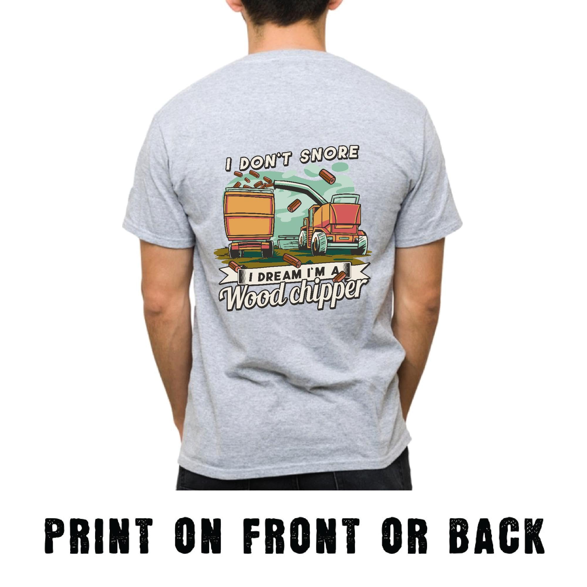 Men s Wood Chipper Inspired Gift The perfect gift for DIY enthusiasts and tools lovers Men Women White Gray Multicolor T shirt