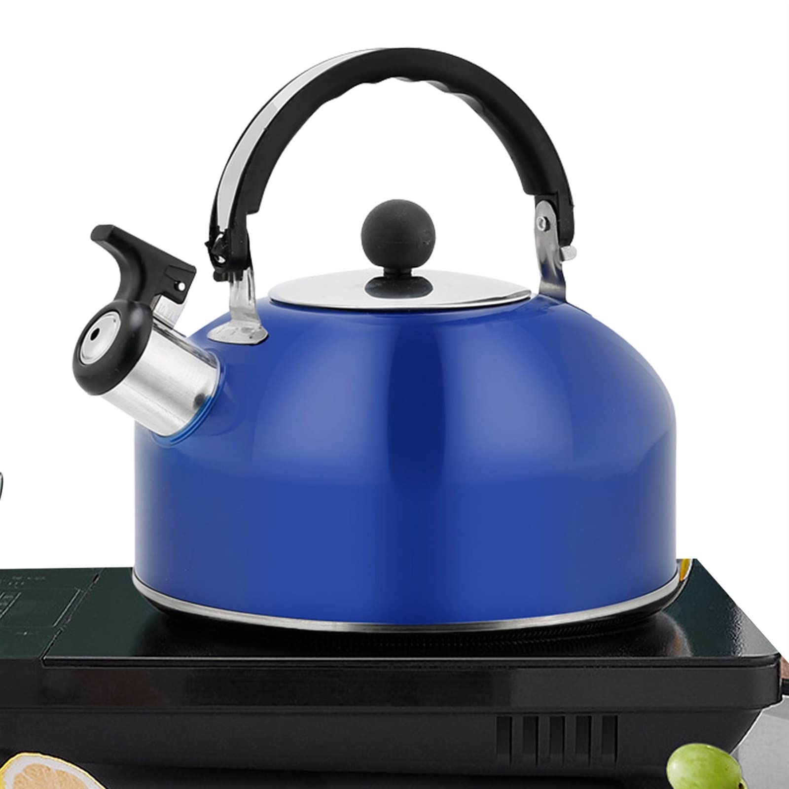 MAXCBD Coffeemaker Pots, Whistling Tea Kettle For Stove Top Stainless Steel Whistling Teapot Whistling Tea Kettle For Making Coffee Milk (Color : Green)