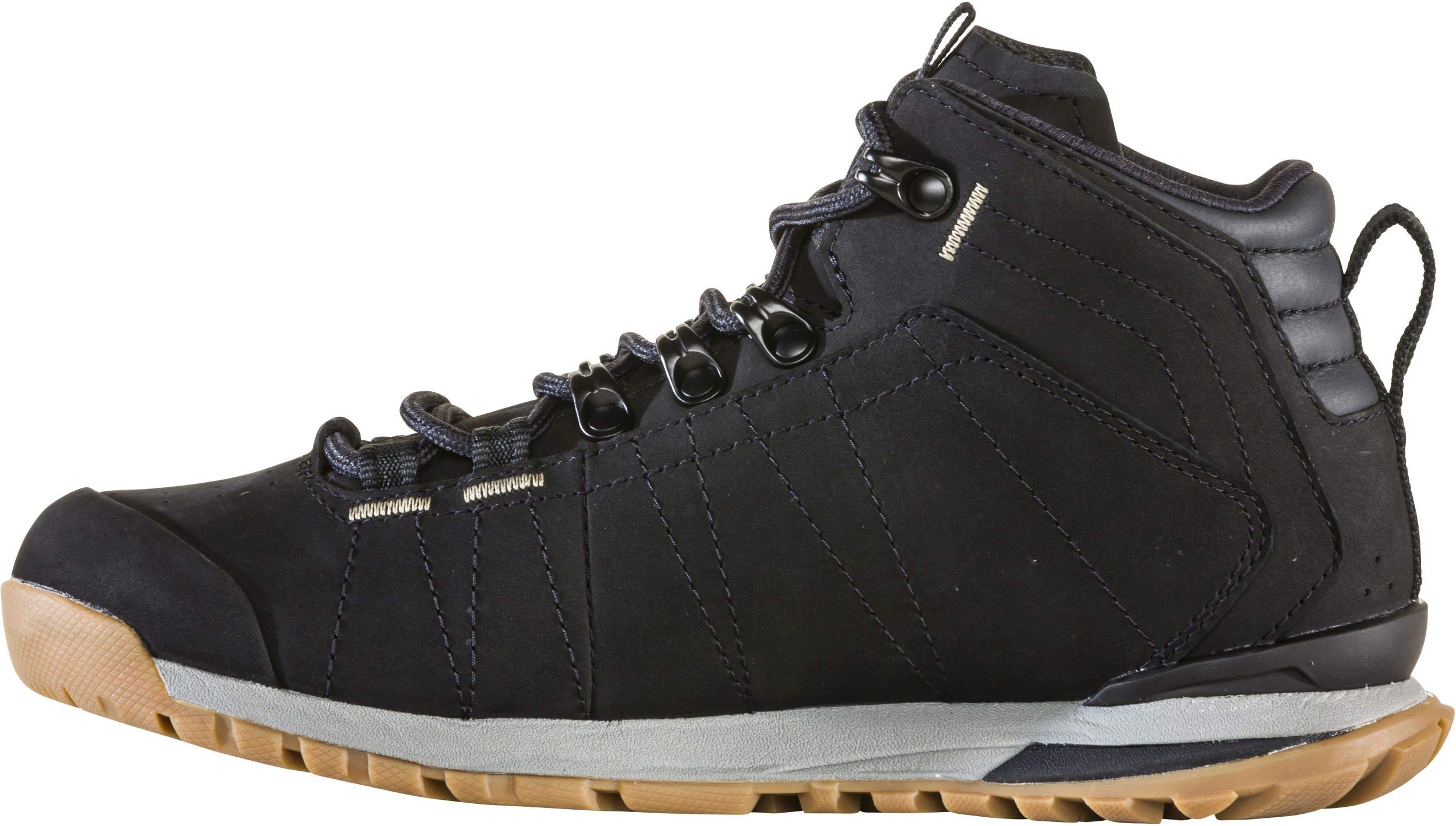 Oboz Bozeman Mid Leather Black 9 B (M)