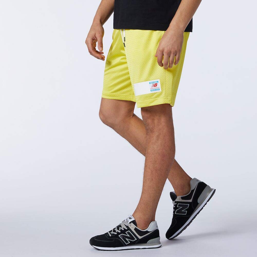 New Balance Men's NB Essentials Mesh Short, First Light , Small