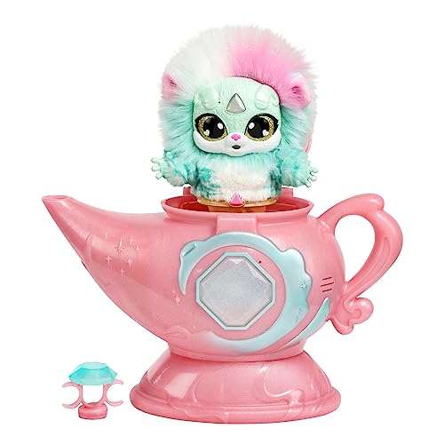 Magic Mixies Magic Genie Lamp with Interactive 8" Plush Toy and 60+ Sounds and Reactions. Reveal a Genie Mixie from The Real Misting Lamp. Gifts for Kids, Ages 5+ - Amazon Exclusive