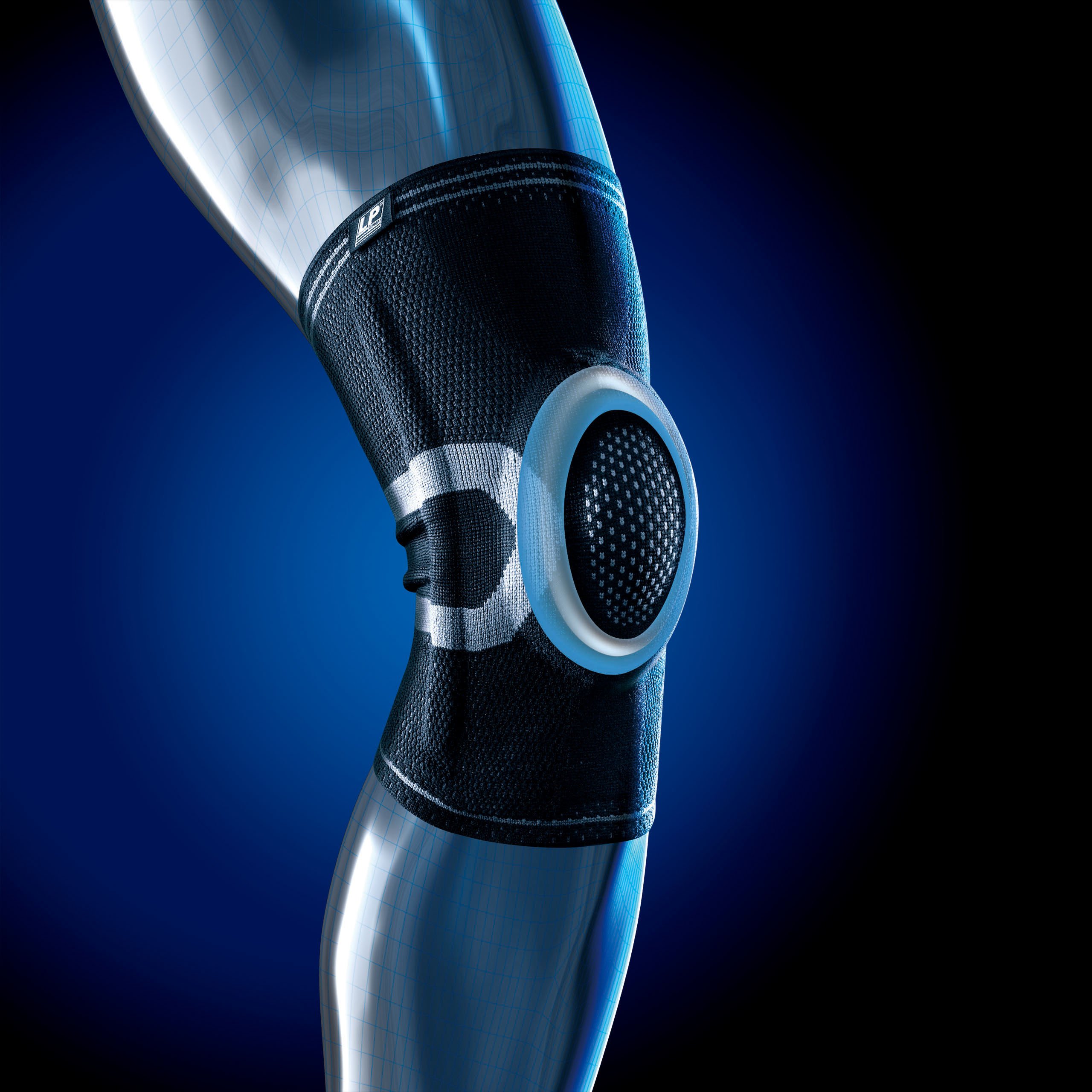 LP X-TREMUS Pro-Athlete Knee Brace - for injury prevention & support, Medium