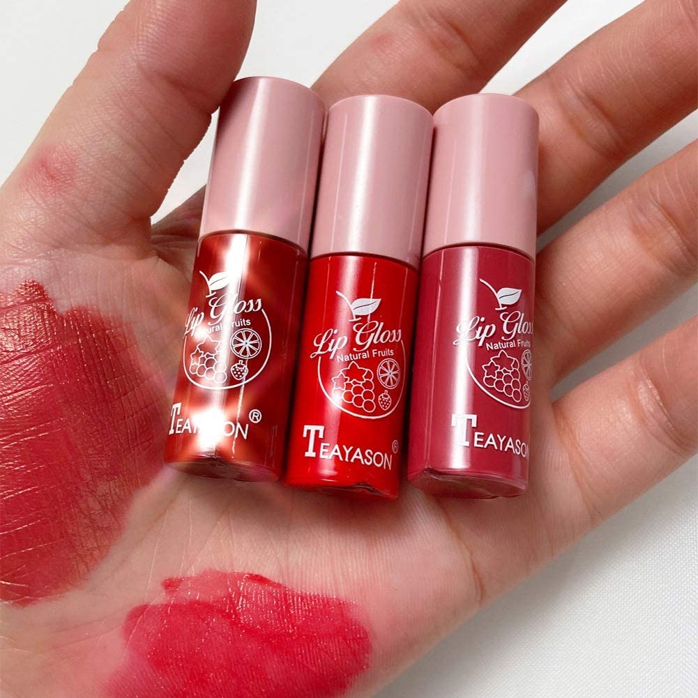 YIXIXI Korean Makeup Glitter Clear Llip Gloss Oil Set 10-Color Long Lasting Waterproof Lip Glaze Kit
