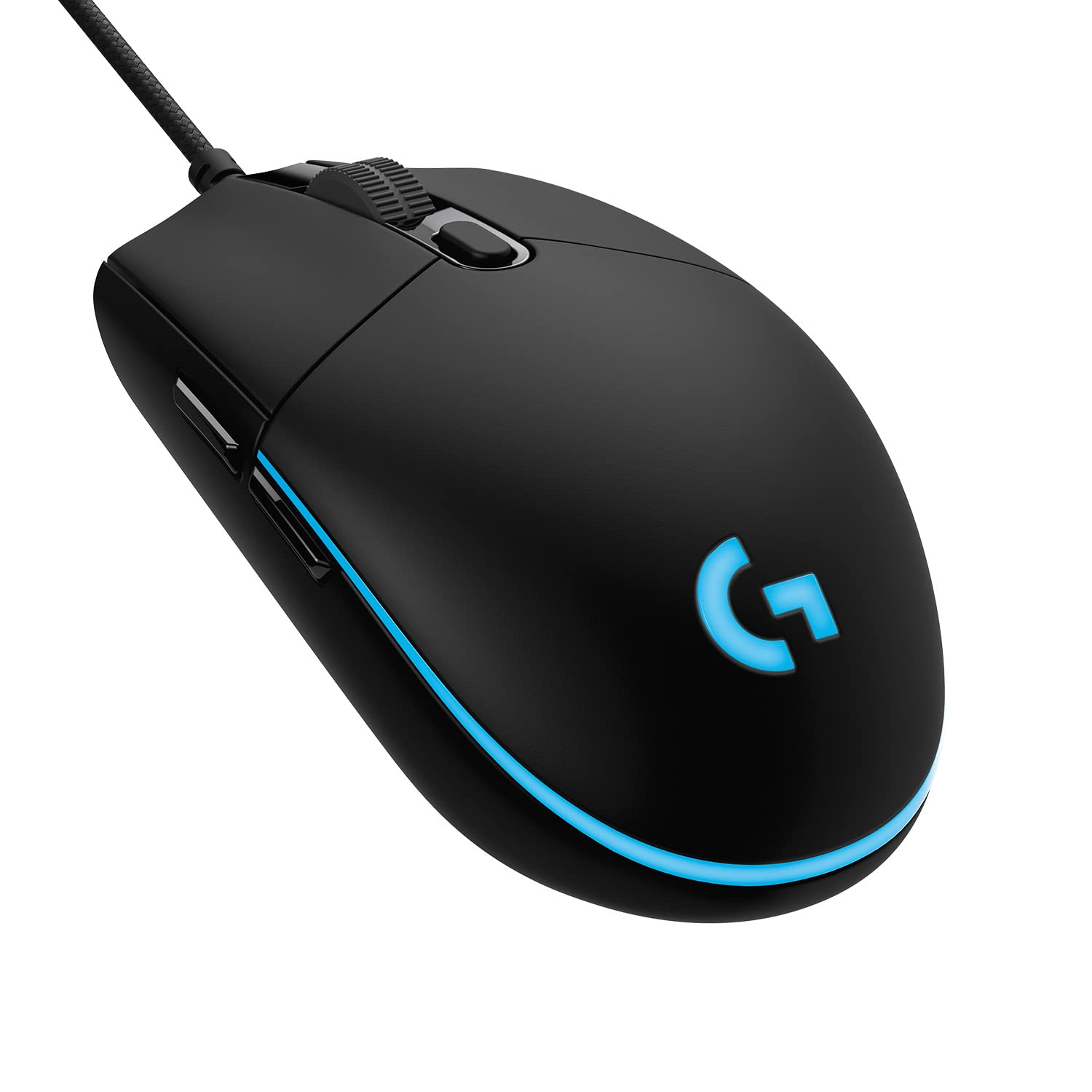 Logitech G PRO Wired Gaming Mouse, Hero 16K Sensor, 16000 DPI, RGB, Ultra Lightweight, 6 Programmable Buttons, On-Board Memory, Built for Esport, Compatible with PC/Mac - Black