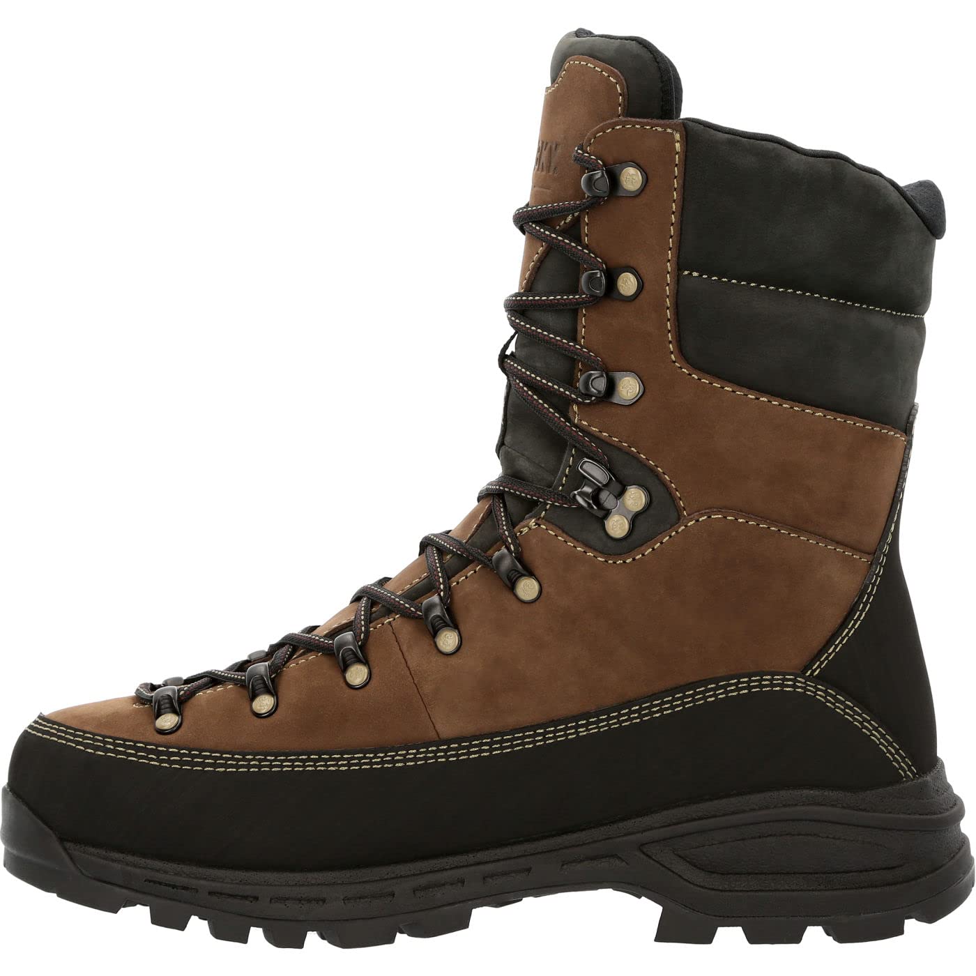 ROCKY MTN Stalker Pro Waterproof Mountain Boot Size 11(W) Brown Black