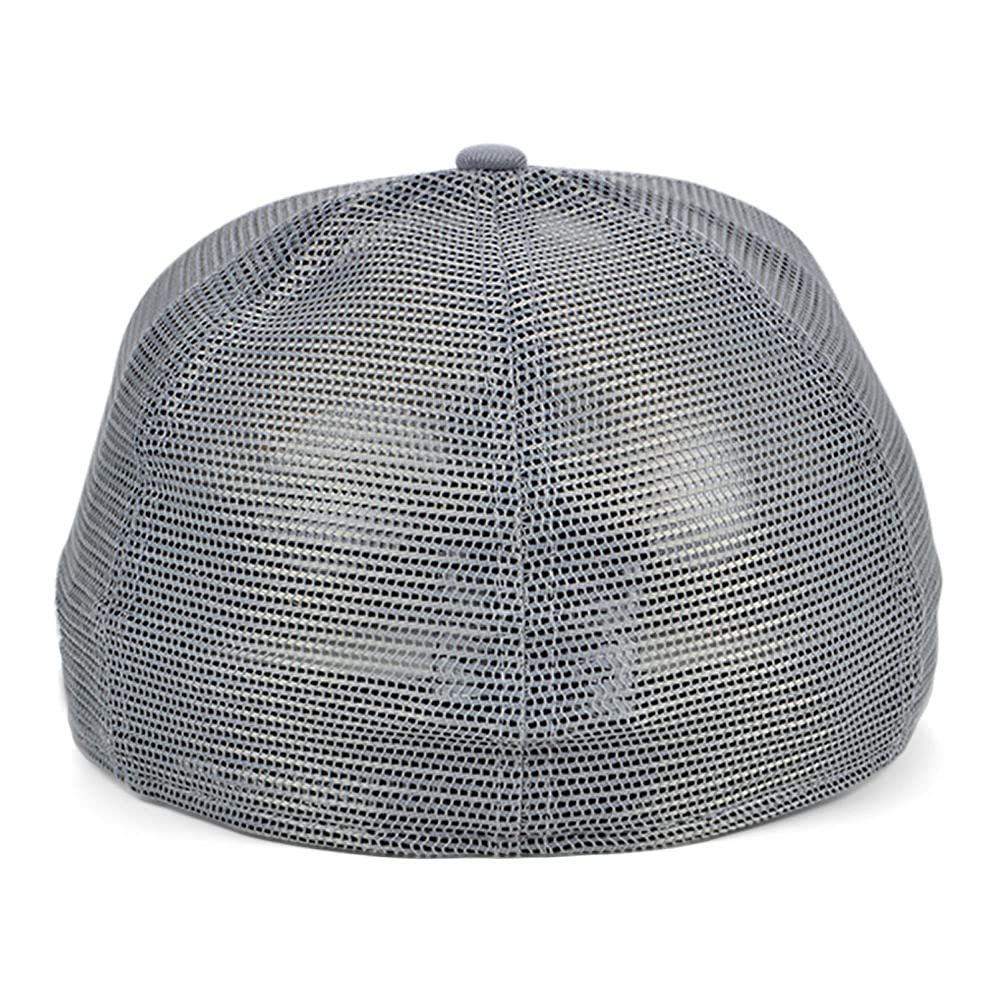 New Era Blank Custom 59FIFTY Fitted Trucker Cap Gray