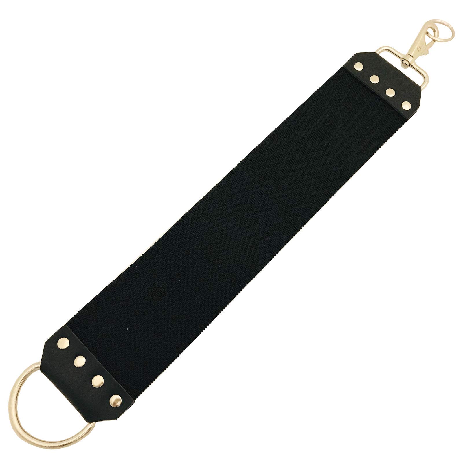 NEW Krisp Shave 100% Genuine Leather Sharpening Strop Strap For Straight Razor With Canvas 3" Wide