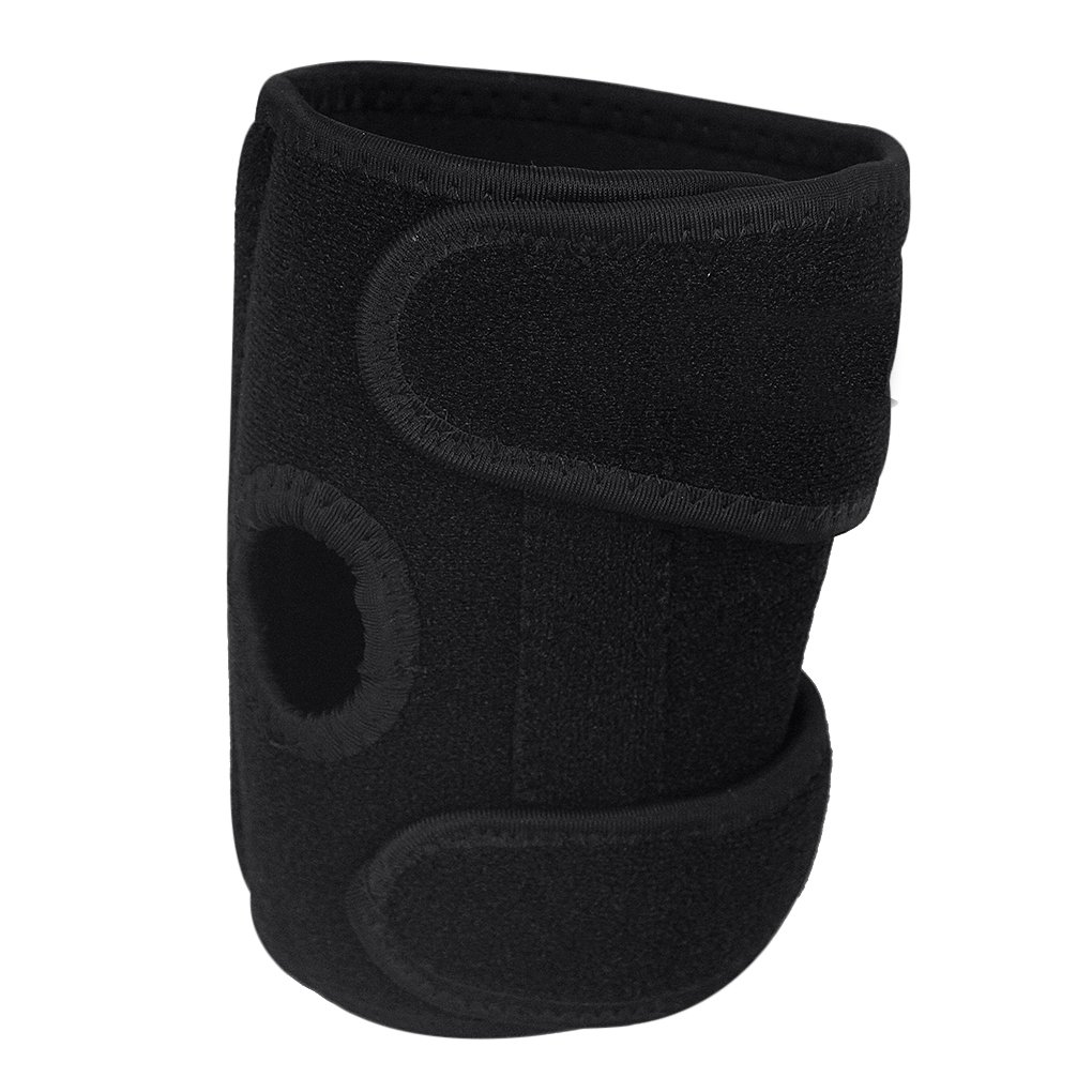 MioCloth Elbow Support Adjustable Brace, Reversible Compression Stabilizer Neoprene Sleeve C Arthritic Pain Relief, Sports Injury Rehabilitation, Protection against Re-injury, Black