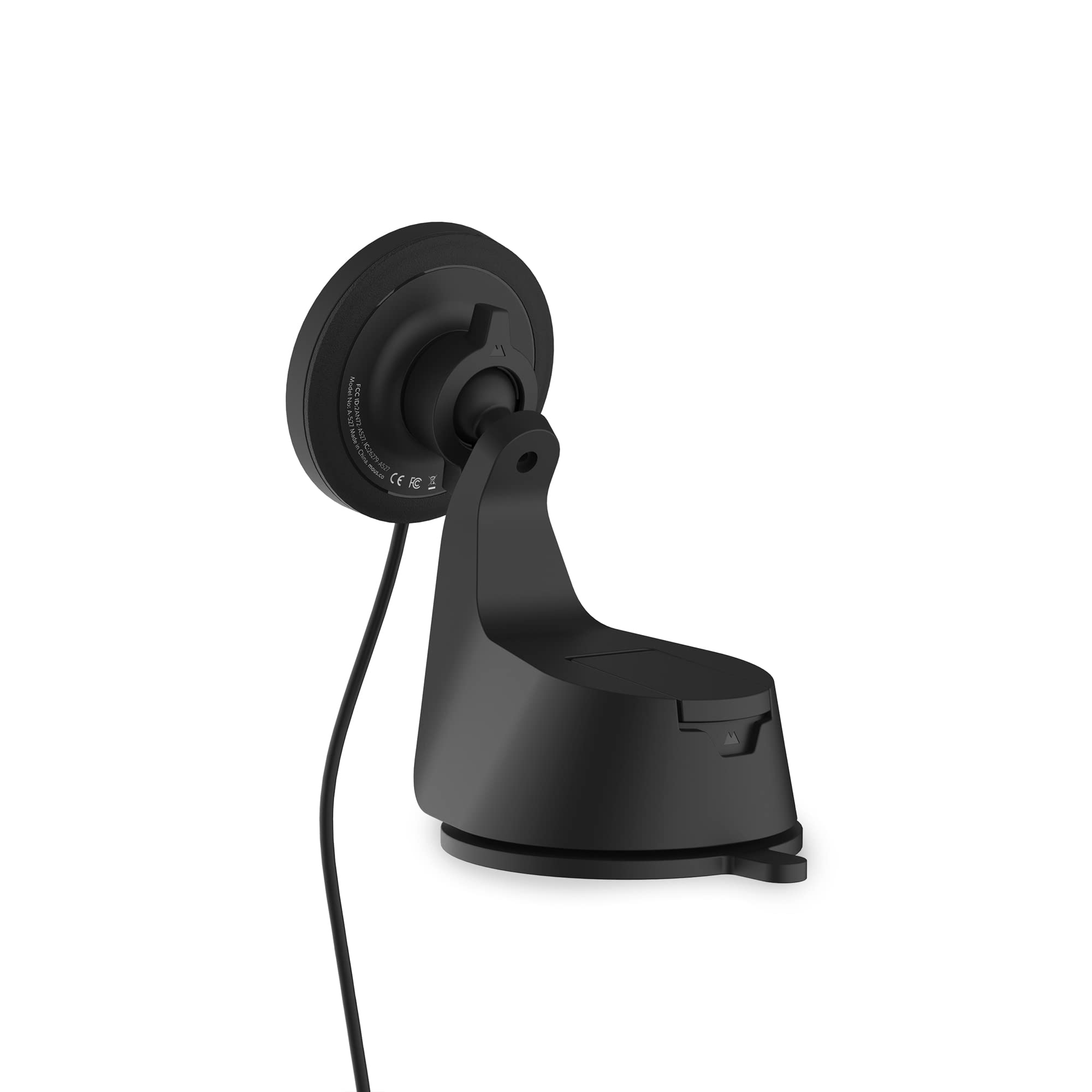 Mous - MagSafe Compatible Wireless Charging Suction Mount MagSafe Stand - MagSafe Car Mount Charger - Compatible with iPhone 15/14/13/12 Series Phones- MagSafe Accessories