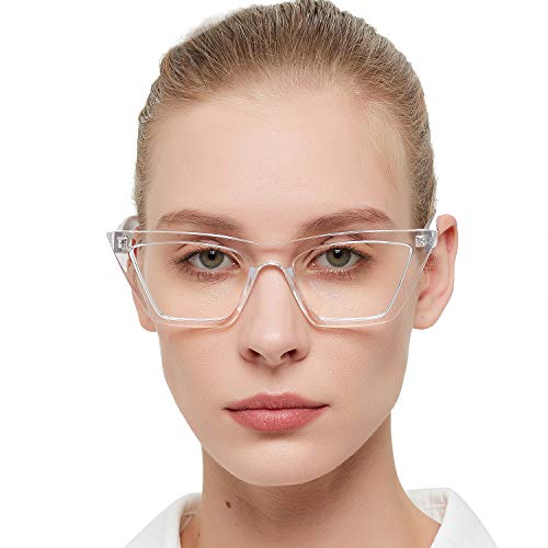 OCCI CHIARI Blue Light Blocking Glasses Oversized Eyeglasses Frame Blue Ray Computer Game Glasses