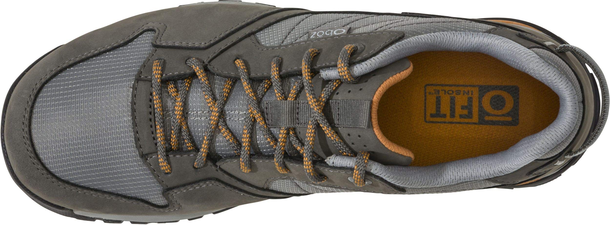 Oboz Bozeman Low Hiking Shoe - Men's Black 8