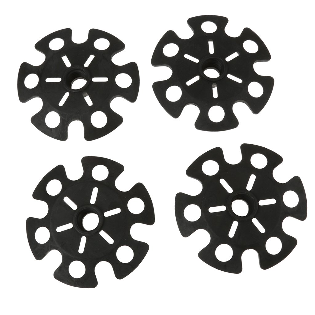 MagiDeal 4pcs Replacement Rubber Snowflake Snow Basket for Hiking s
