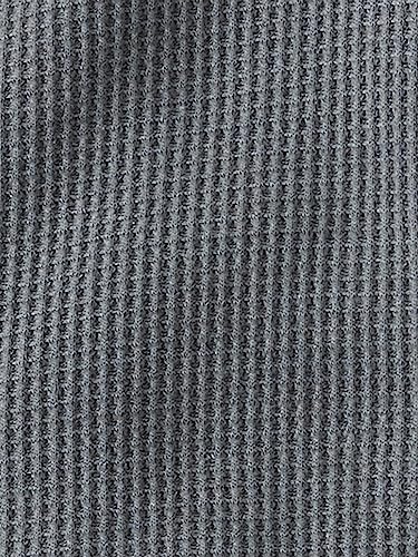 little planet by carter's unisex-baby Waffle Knit Button-Front Jumpsuit made with Organic Cotton, Dark Slate Grey Solid, 12M