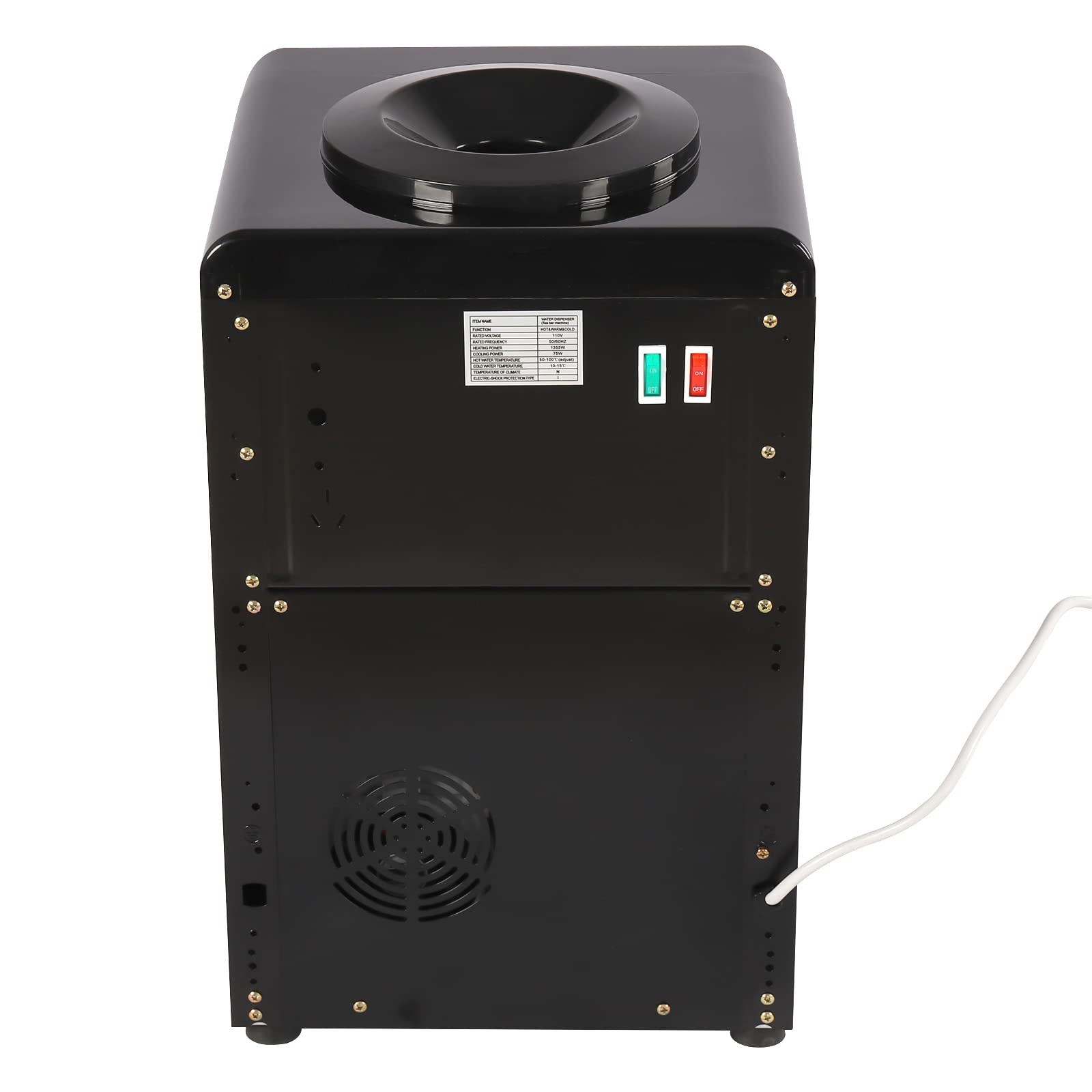 Water Cooler Dispenser,Cold and Hot Water Dispenser for 1 to 5 Gallon Bottles,Countertop Water Cooler Dispenser for Home Office Coffee Tea Bar Dorm