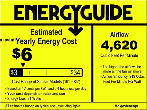 Matthews PA3-TB-WA-60 Patricia Indoor/Outdoor Damp Rated 60" Ceiling Fan with LED Light and Remote & Wall Control, 3 Walnut Solid Wood Blades, Textured Bronze