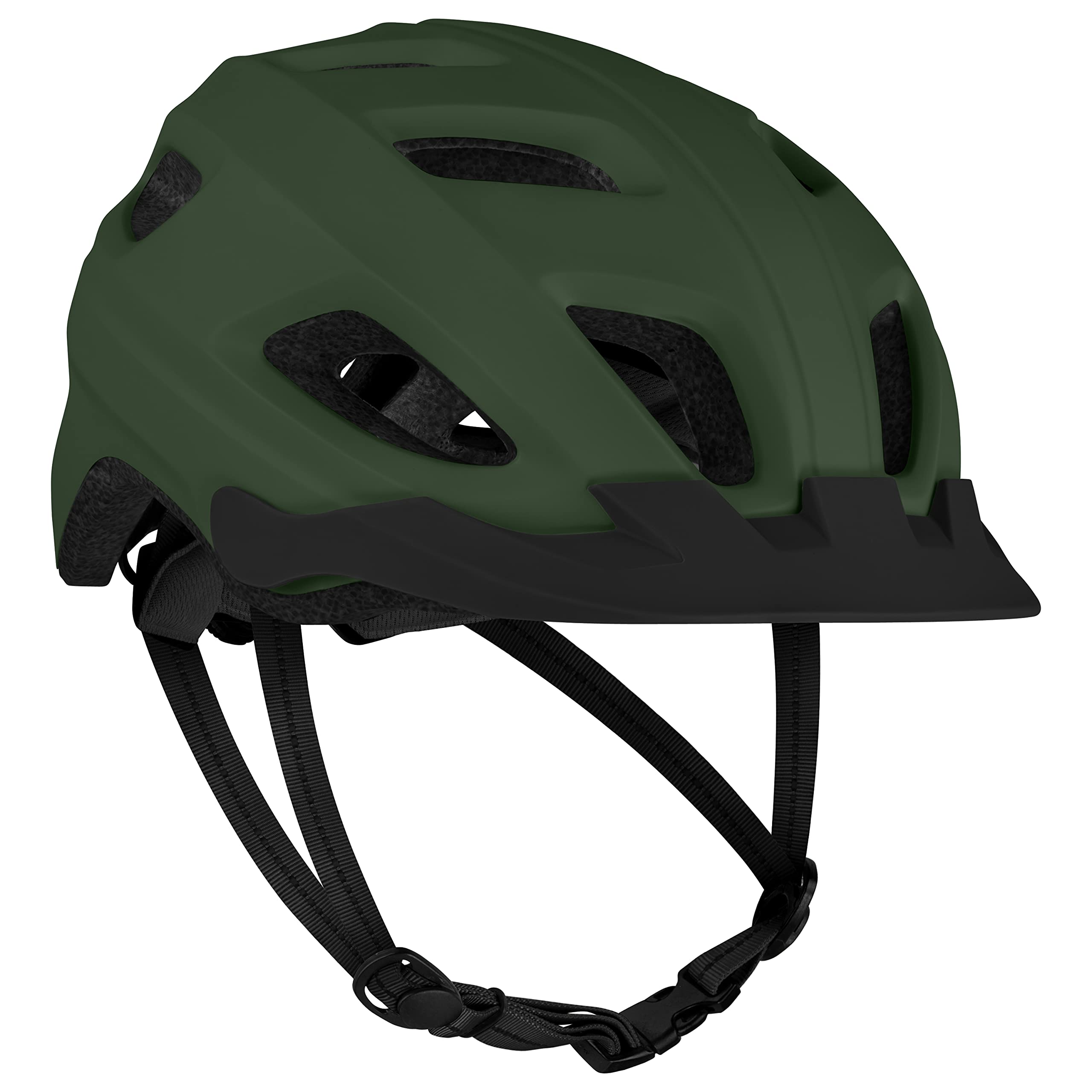 Retrospec Lennon Bike Helmet with LED Safety Light Adjustable Dial & Removable Visor - Adjustable Bicycle Helmet for Adult Men & Women